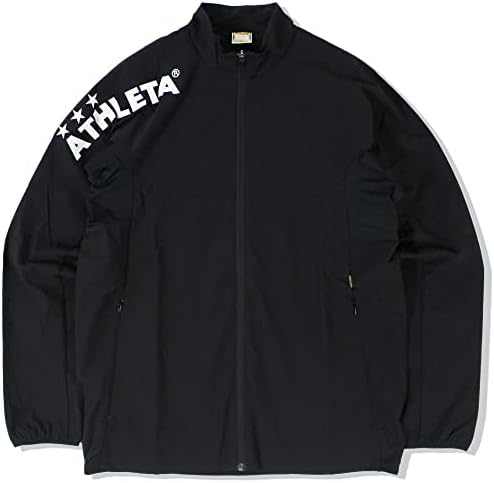 ATHLETA アスレタ 裏地付きストレッチウインドジャケット ジュニア 140cm BLK