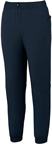 [MIZUNO] メンズ ストレッチロングパンツ 32MD1030 14 ネイビー 2XLサイズ トレーニングウェア ロングパンツ