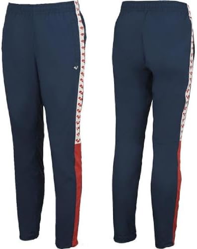 arena(アリーナ) スポーツウェアユニセックス ウインドロングパンツ ネイビー×レッド(NVY) Oサイズ AMUTJG33