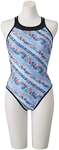 MIZUNO(ミズノ) スイム 競泳水着 練習用 スイムウェア エクサースーツ ミディアムカット N2MA1276 レディース 大人 27：ブルー