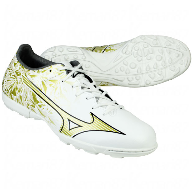 [ミズノ] サッカーシューズ α アルファ SELECT AS フットボール 部活 軽量 ホワイト×ゴールド 27.0 cm 3E