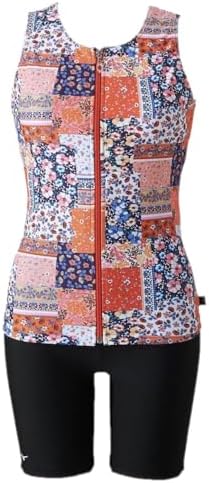 [ミズノ] レディース水着 セパレーツ(ファスナー) Lサイズ オレンジ(54) N2JG2881