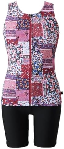 [ミズノ] レディース水着 セパレーツ(ファスナー) 2XLサイズ ボルドー(69) N2JG2881