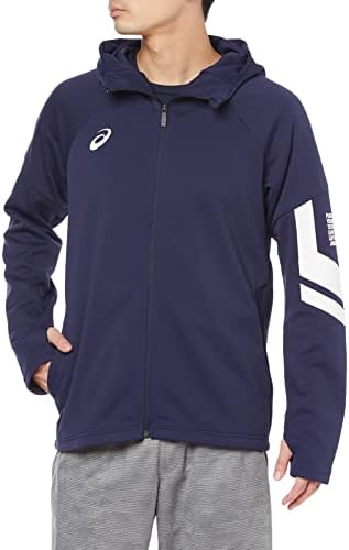 [アシックス] トレ−ニングウェア LIMOドライスウェットフルジップフーディー 2031C886 メンズ (400) ピーコート3XLサイズ