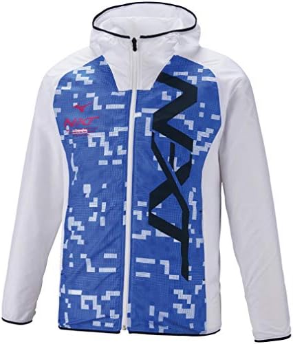 [ミズノ] トレーニングウェア N-XT ウィンドブレーカージャケット 防風 32JE1220 ホワイト SSサイズ