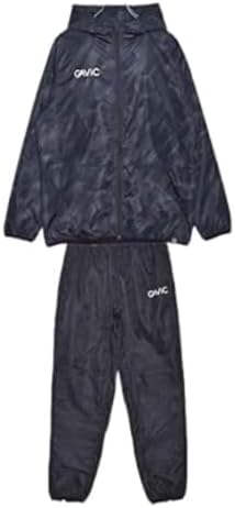 [ガビック] サッカー・フットサル トップス 中綿スーツフード付フルｚｉｐ 昇華 GA1047 RO ユニセックス BLK/BLK Mサイズ