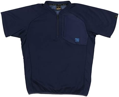 [ミズノ] 野球ウェア プロ ブレスサーモハーフジップビートアップ 12JC1X9014 （ネイビー/Ｌサイズ/Men's）