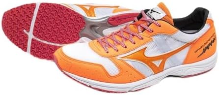 [ミズノ] 陸上シューズ ウエーブエンペラー ジャパン 4 オレンジ×ホワイト 26.5 cm 2E