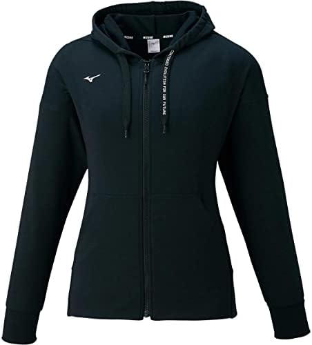 [ミズノ] スウェットフーディ(レディース) トレーニングウエア スウェット (32MC1360) 09ブラック Lサイズ