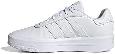 [アディダス] スニーカー コート プラットフォーム LIX02 レディース フットウェアホワイト/フットウェアホワイト/コアブラック(GV9000) 24.0 cm