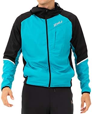 [ツー・タイムズ・ユー] 2XU エアーフロー ウーブン フーディ ラインド ジャケット SDB×SIL Sサイズ