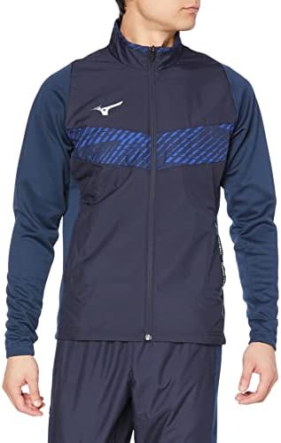 [ミズノ] サッカーウェア ハイブリットフリースシャツ ジャケット PROFESSIONAL LINE P2MC1520 ディープネイビー Lサイズ