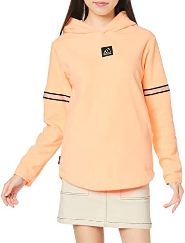 [ニューバランス] スウェット NB All Terrain ポーラーフリース フーディ— レディース LMO(ライトマンゴー) Sサイズ