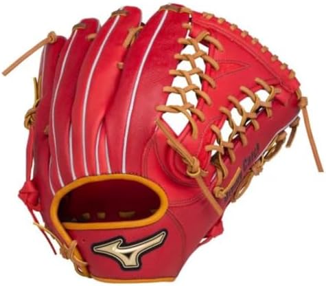 MIZUNO(ミズノ) 軟式用ダイビングキャッチ(外野手向け/サイズ14) (1AJGR25707) 62レッド 左投げ用