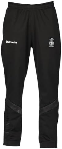 DalPonte(ダウポンチ) 秋冬 FW サッカー フットサル 極暖トレーニングジャージテーパードパンツ BLACKxGRAY XLサイズ DPZ0397