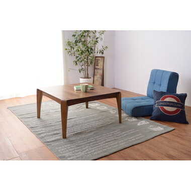 こたつテーブル コタツ ローテーブル センターテーブル 木製 北欧 コーヒーテーブル 応接テーブル ローデスク テレワーク 在宅 75×75 正方形 高さ38 本体 安い 天然木 ブラウン 小さい 1人用 2人用 一人暮らし モダン 高級 ヴィンテージ ブルックリン レトロ