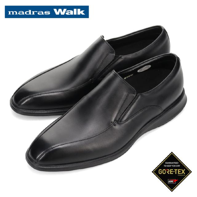 マドラスウォーク madras Walk GORE-TEXファブリクス搭載 スワールモカ スリッポンビジネスシューズ MW7932 本革 メンズ 紳士靴 (nesh)
