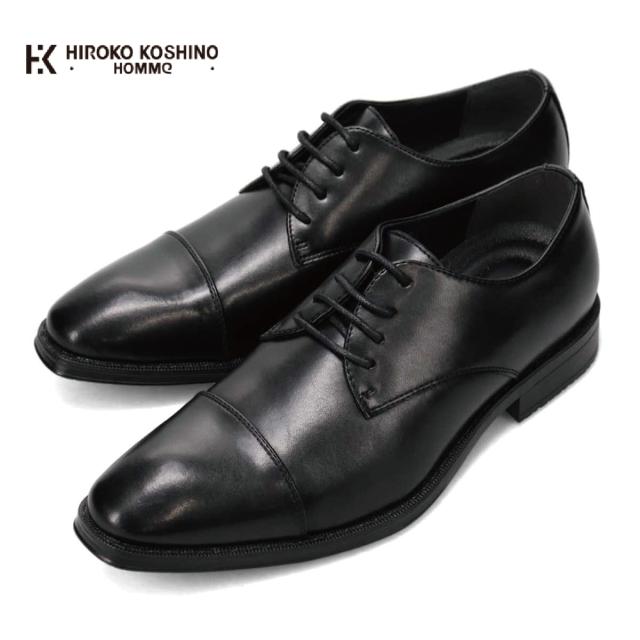 ヒロコ コシノ HIROKO KOSHINO 外羽根ストレートチップビジネスシューズ HR7008 本革 メンズ 紳士靴 革靴 (nesh)