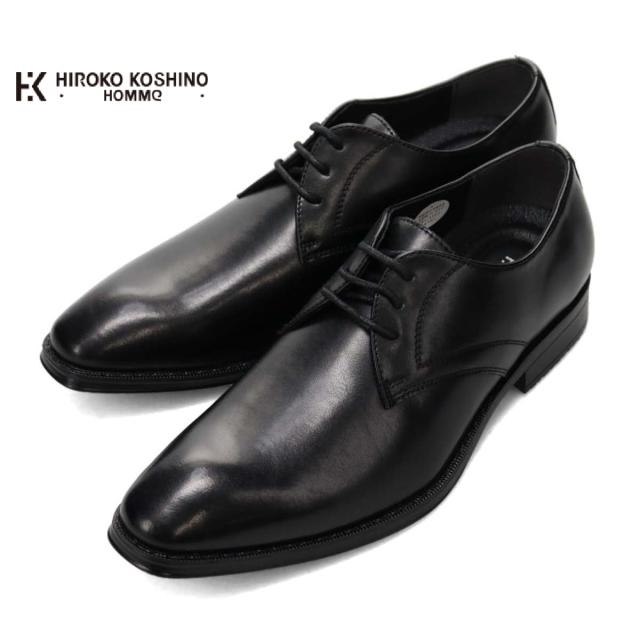 ヒロコ コシノ HIROKO KOSHINO 外羽根プレーントゥ ビジネスシューズ HR7009 本革 メンズ 紳士靴 革靴 (nesh)
