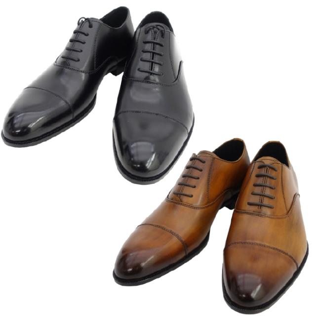 Franco Luzi フランコルッチ ストレートチップ 内羽根 251 靴 シューズ 革靴 ドレスシューズ (nesh)