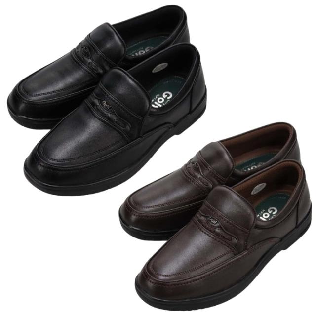 シティ ゴルフ City Golf カジュアルスリッポンシューズ　GF8601 メンズ 革靴 (nesh)