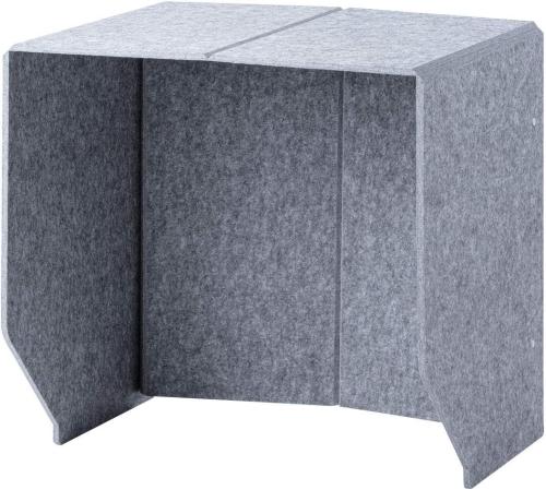 ★サンワサプライ 卓上パーティションブース SPT-DPB6060 デスクまわり簡易集中ブース 幅600×奥行500×高600mm