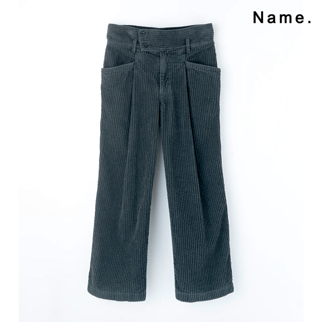 Name. ネーム コーデュロイ ハイウエスト ワークパンツ CORDUROY HIGH WAIST WORK PANTS 【2025 新作】