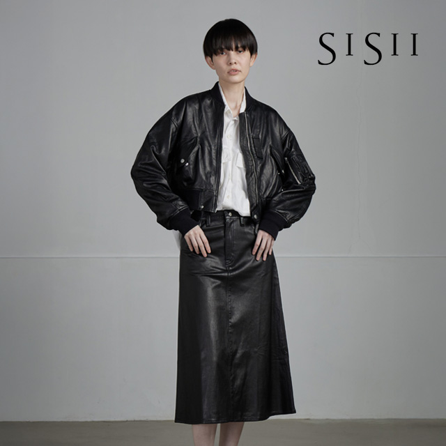シシ SISII パイロット ジャケット L2-B 洗える レザー シンプル アウター レディース 【2025 新作】
