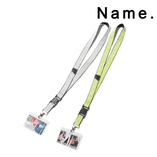 NAME. ネーム REFLECTOR PRINTED LANYARD ランヤード ストリート カジュアル 2019 新作