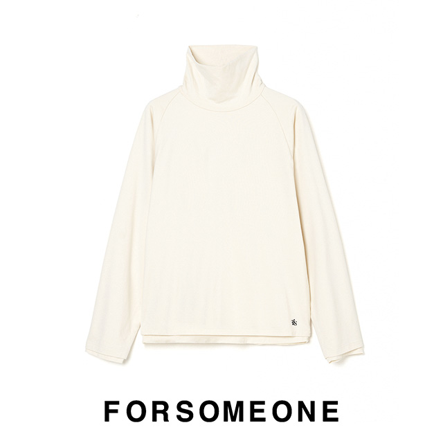 FORSOMEONE フォーサムワン レイヤード ハイネック シャツ LAYERED HI-NECK SHIRT 【2022 新作】