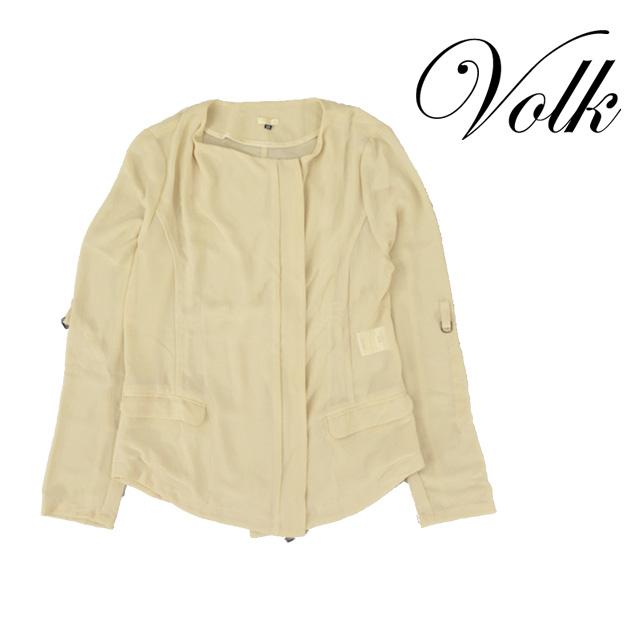 DOROA/ドロア シフォンジャケット レディース アウター ベージュ ジャケット 無地