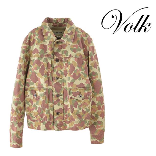 PARADI/パラディ デニム ジャケット メンズ Gジャン カモフラ 迷彩 ミリタリー アウター カジュアル 秋冬