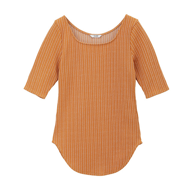 クラネ CLANE リブ ディープ ネック トップス RIB DEEP NECK TOPS 【2022 新作】