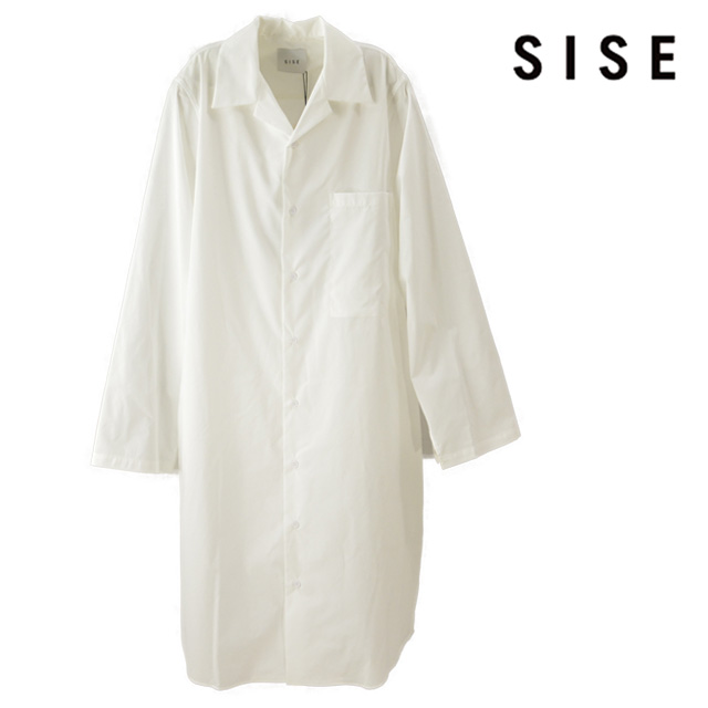 SISE シセ NEW LONG SHIRT  ニュー ロングシャツ メンズ 無地 2018 新作
