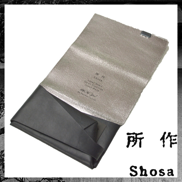 所作 財布 ケース 【ボレロ】 ブラック×シルバー shosa No,No,Yes! 【正規販売】 【送料無料】