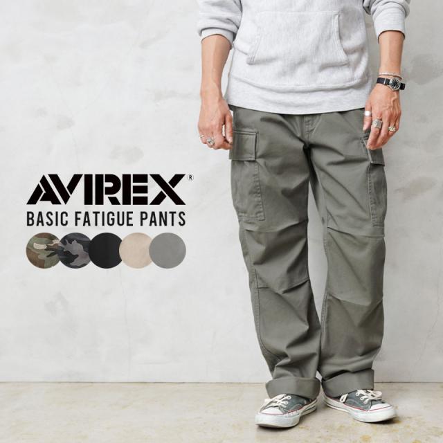 AVIREX アビレックス 6126129 BASIC FATIGUE PANTS ベーシック ファティーグ カーゴパンツ【7832910002】【7834910006】【Cx】【T】｜ファティーグパンツ ミリタリー メンズ ファッション チノパンツ アメカジ 軍パン カジュアル ボトムス ワークパンツ 定番