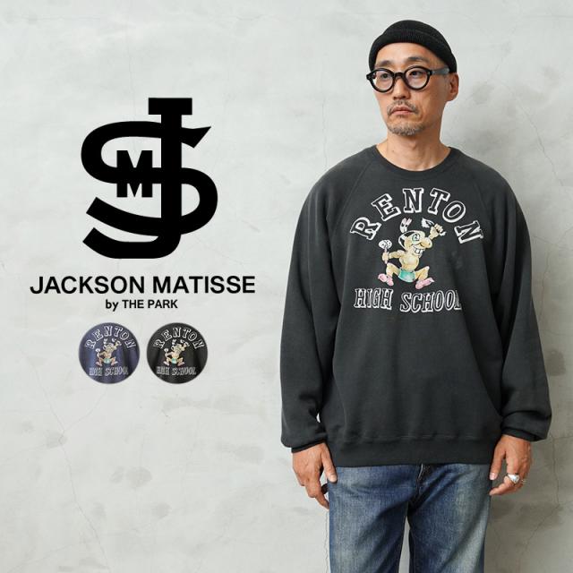 JACKSON MATISSE ジャクソンマティス JZ25AW007BM NOMURA YUICHI×JACKSON MATISSE RENTON SWEAT 日本製【Cx】【T】