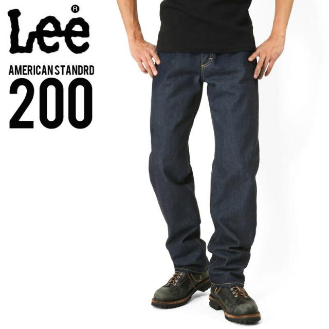 【T2】Lee リー AMERICAN STANDARD 200 フルカットデニムジーンズ ワンウォッシュ（00）【T】