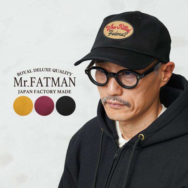 Mr.FATMAN ミスターファットマン 5254001 WAPPEN TWILL CAP ワッペン ツイル キャップ 日本製【Cx】【T】