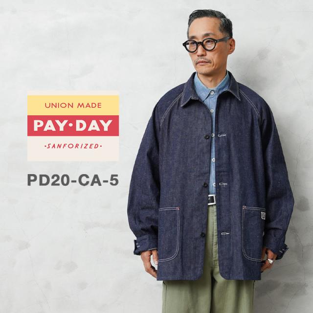 PAYDAY ペイデイ PD20-CA-5 PAYDAY 40’s WWII MODEL COVERALL デニム カバーオール ジャケット 日本製【Cx】【T】
