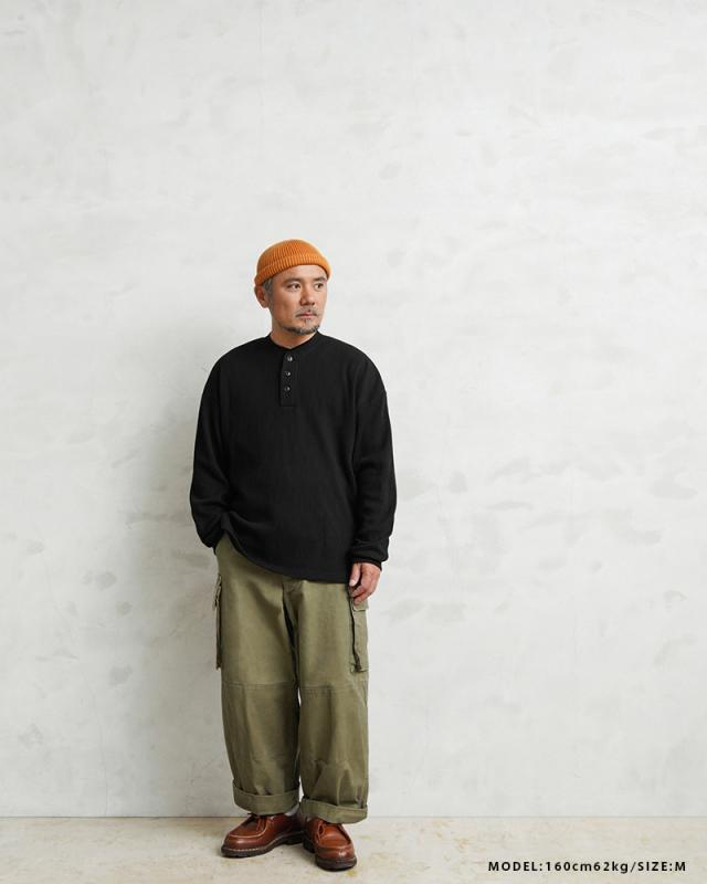 SCREEN STARS×WAIPER 2523-456WP L/S ヘンリーネック サーマル Tシャツ