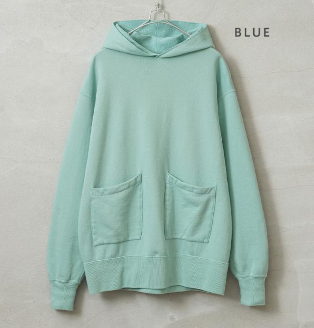 A.G.SPALDING&BROS エージースポルディング&ブロス SPL-AGS-251004 セパレートポケット スウェット パーカー 日本製【Cx】【T】｜メンズ アメカジ 裏毛 ミリタリー クロスネック フーディー 綿100% アズマ編み機 丸胴