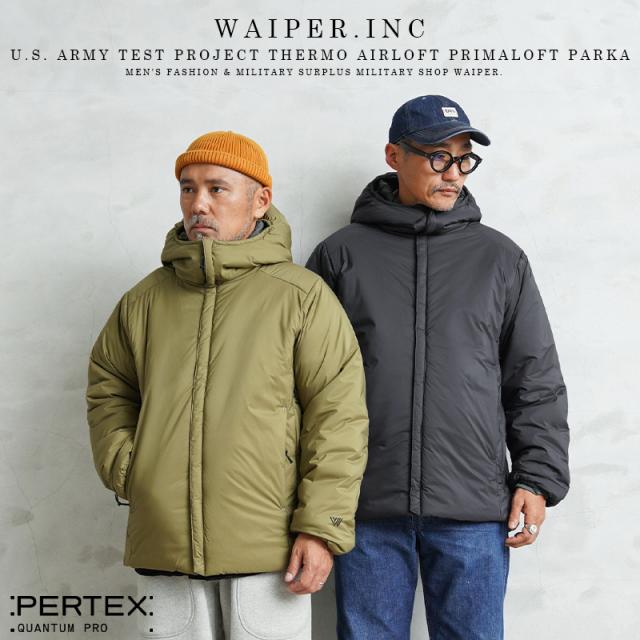 WAIPER.inc 米軍 TEST PROJECT THERMO AIRLOFT PRIMALOFT パーカ PERTEX QUANTUM PRO【WP1125】【Cx】【I】
