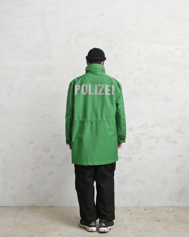 実物 USED ドイツ警察 WATERPROOF“POLIZEI”ポリスジャケット #1【Cx