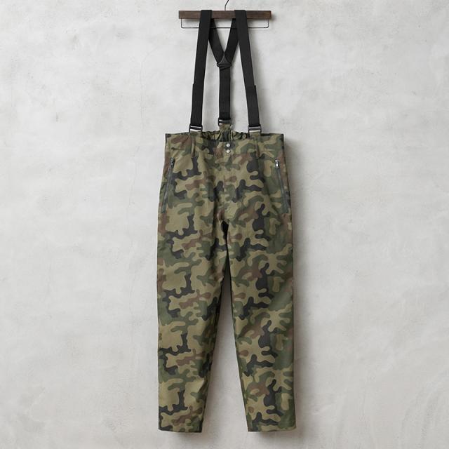 実物 新品 デッドストック ポーランド軍 Wz93 Pantera WATERPROOF ブリーザブル パンツ サスペンダー付き【Cx】【I】｜レインパンツ オーバーパンツ  レインウェア メンズ 撥水 雨具 雨合羽 軍モノ 軍放出品 大きいサイズ ゆったり