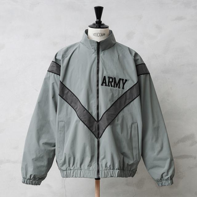 ミリタリージャケット メンズ / 実物 新品 デッドストック 米軍 U.S.ARMY IPFU フィットネスジャケット【Cx】【I】 ｜アウター トラックジャケット スポーツ カジュアル トレーニング ジム 反射 夜間 ジョギング 大きいサイズ 軍放出品