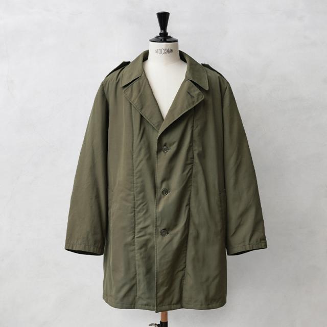 実物 USED チェコ軍 リメイクコート M-60 コートライナー付き【Cx】【I】｜ミリタリー アウター メンズ レディース ジャケット ブラウン カーキ おしゃれ 古着 ユーズド 大きいサイズ 軍放出品