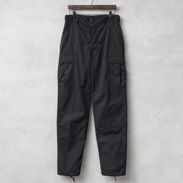 実物 新品 デッドストック 米軍 BDU ブラック リップストップ カーゴパンツ BLACK357【Cx】【I】｜ミリタリーパンツ メンズ ゆったり ポケット多い 黒 軍パン 作業 古着 ファッション おしゃれ