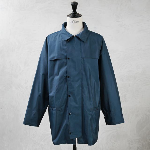 実物 USED イギリス軍 70s MK2A RAF（ AIR FORCE）Foul WEATHER ジャケット【Cx】【I】｜メンズ アウター 大きいサイズ レインコート 撥水 ブルー ナイロンジャケット ミリタリー 古着 ファッション おしゃれ