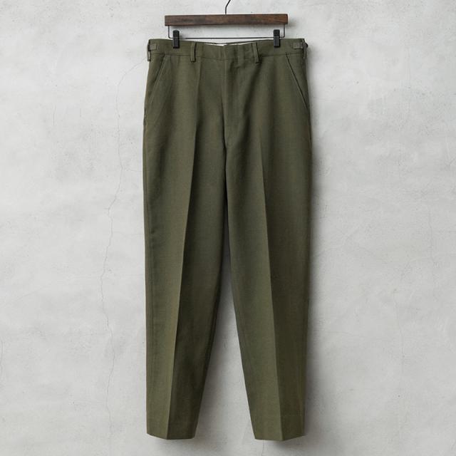 実物 新品 デッドストック 米軍 M-51 ウールパンツ ジッパーフライ 後期型 シングルバックポケット【Cx】【I】｜メンズ ボトムス ミリタリー 大きいサイズ カーキ ドレスパンツ スラックス きれいめ カジュアル 古着 ファッション おしゃれ